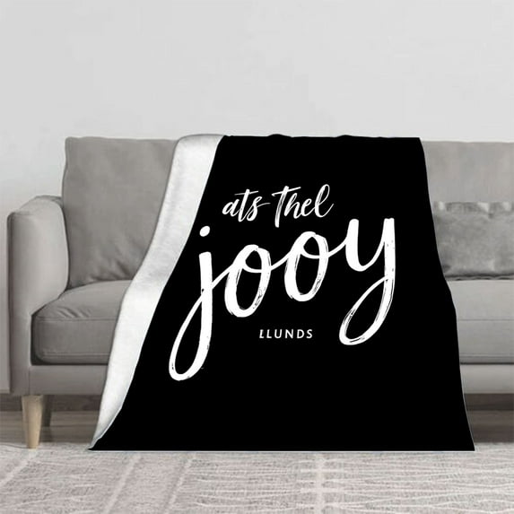 Durable Soft & Warm Flannel Blanket - Minimalist Design Cozy for Sofa ...