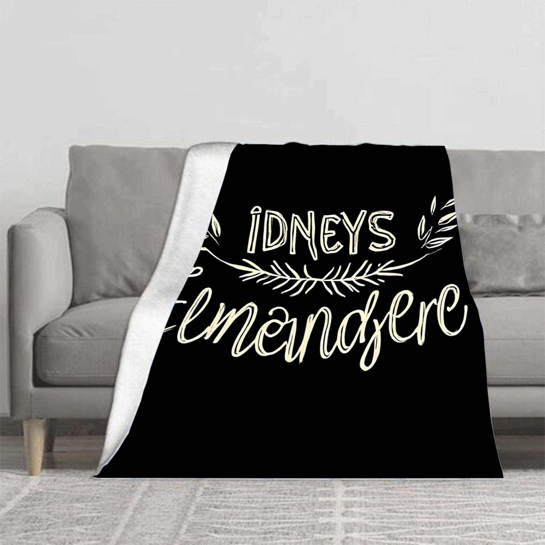 Durable Soft & Warm Flannel Blanket - Minimalist Design with Elegant ...