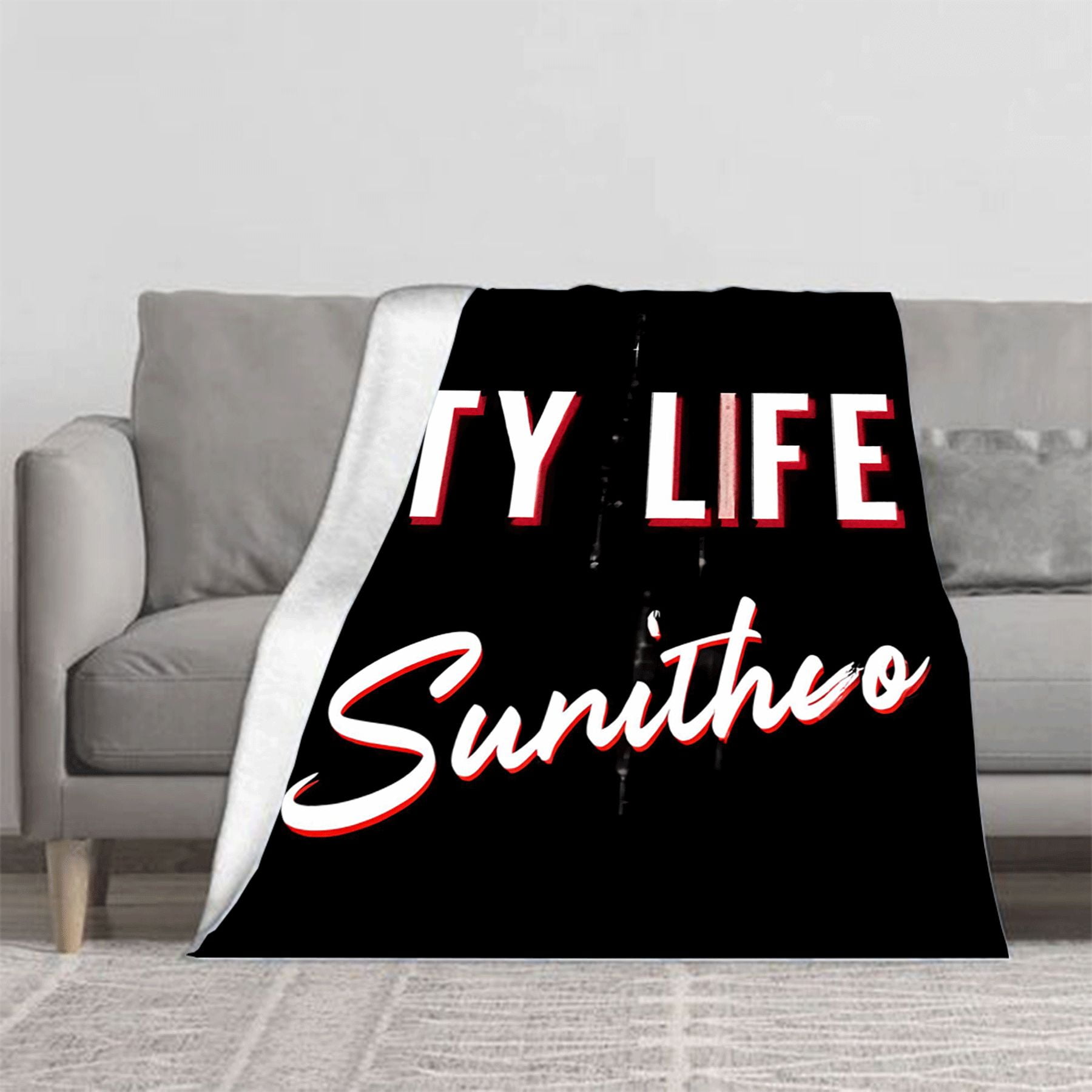 Durable Soft & Warm Flannel Blanket - Retro Vintage Design Cozy for ...