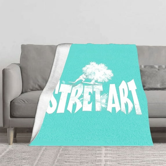 Durable Soft & Warm Flannel Blanket - Vintage Textured Design Cozy for ...