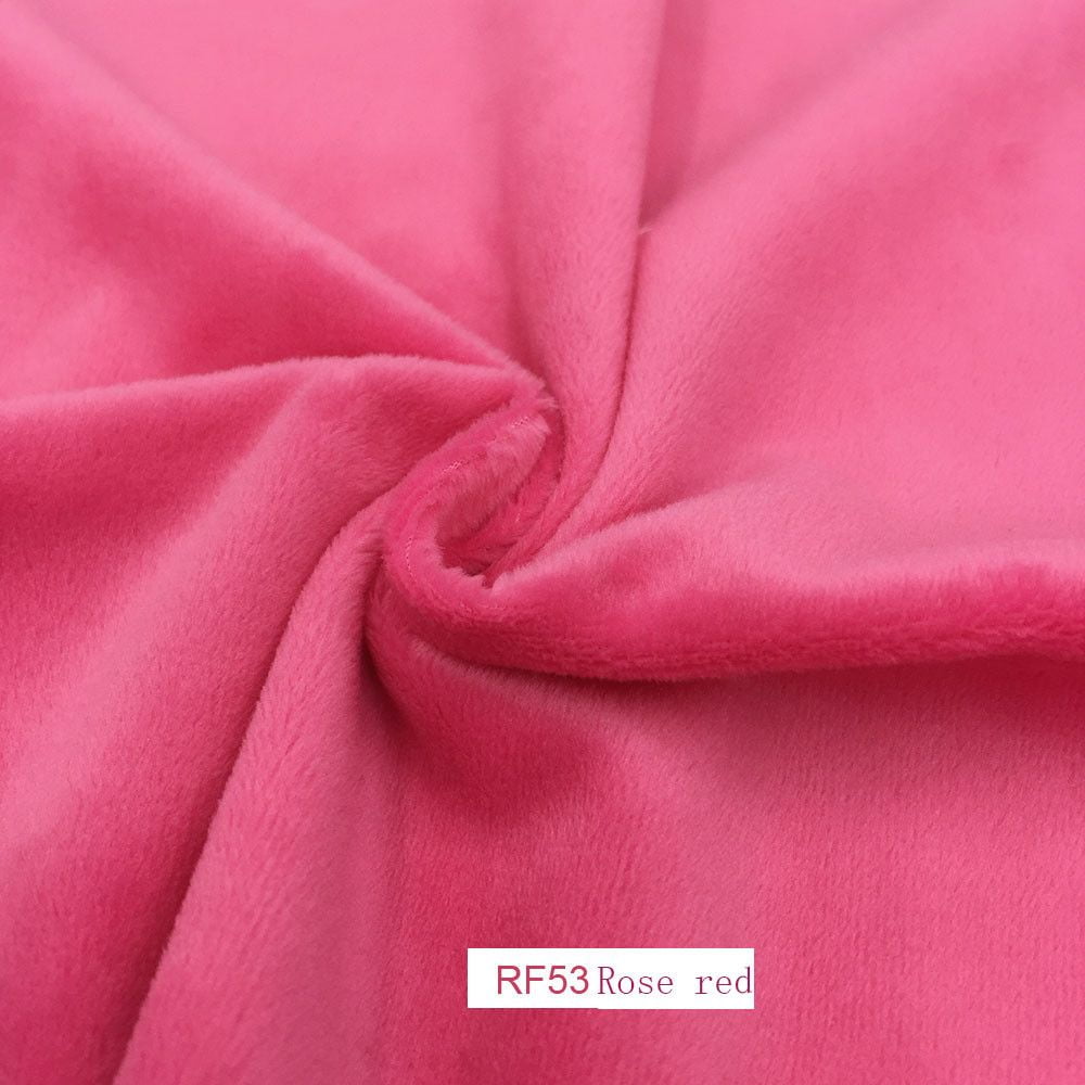 Durable Solid Color Style For Toys Minky Fabrics For Sewing Diy ...