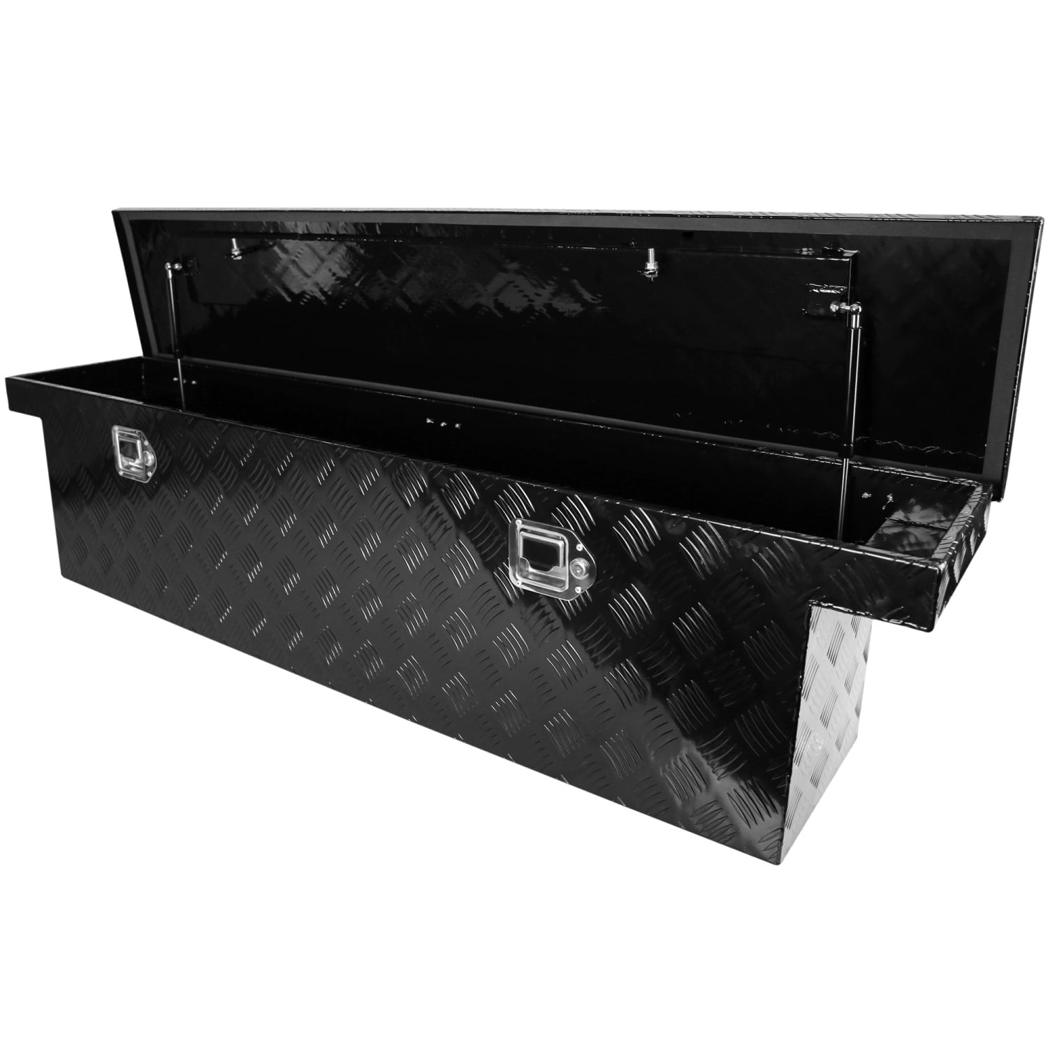 Durable and Spacious Black Surface Aluminum Pickup Truck Bed Tool Box ...