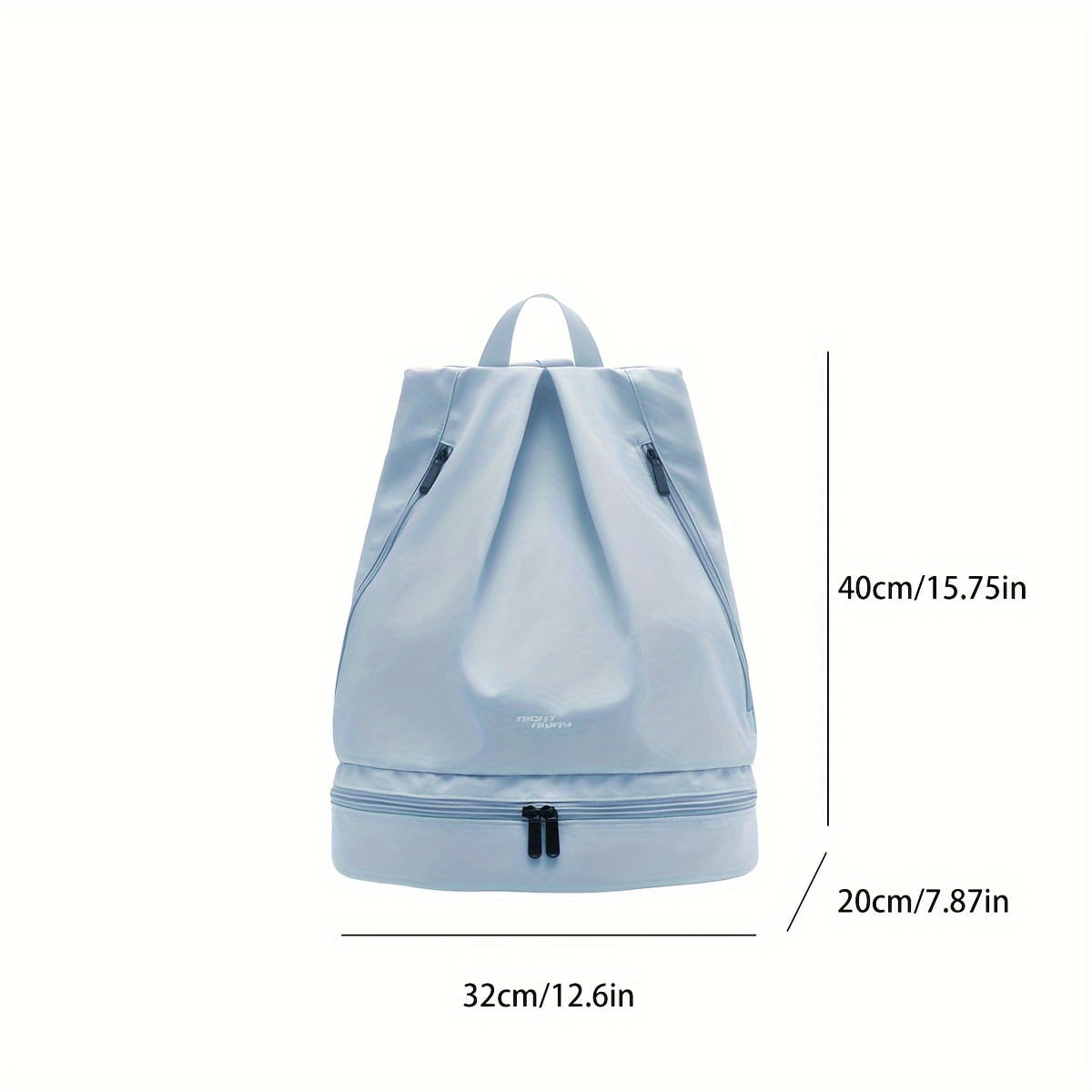 Durable Sports Gym Backpack - Quick-Draw Yoga Bag With Large Zippered ...