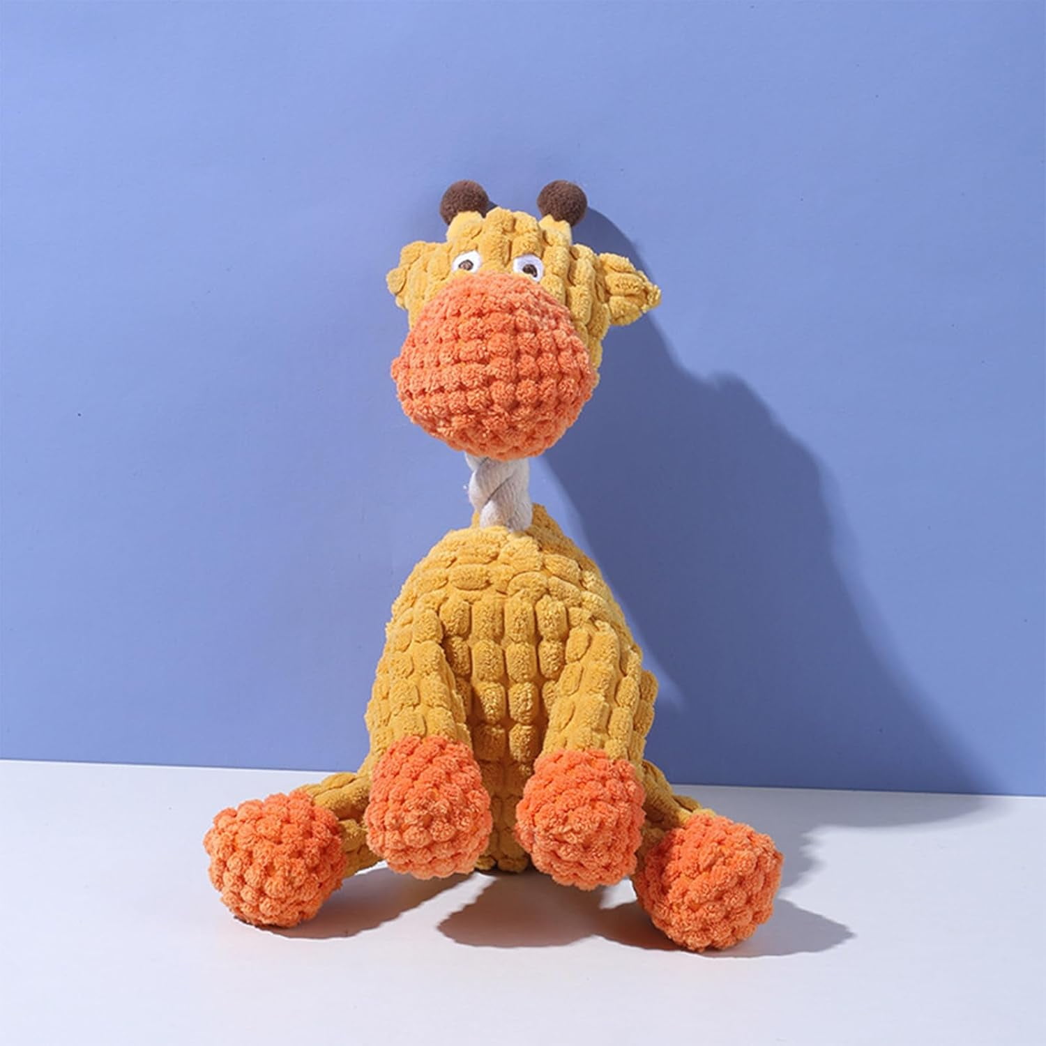 Durable Squeaky Dog Toy Plush Animals, Chew Resistant Washable Animal ...