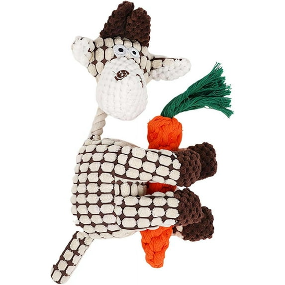 Durable Squeaky Plush Dog Toys for Aggressive Chewers, Bite Resistant ...