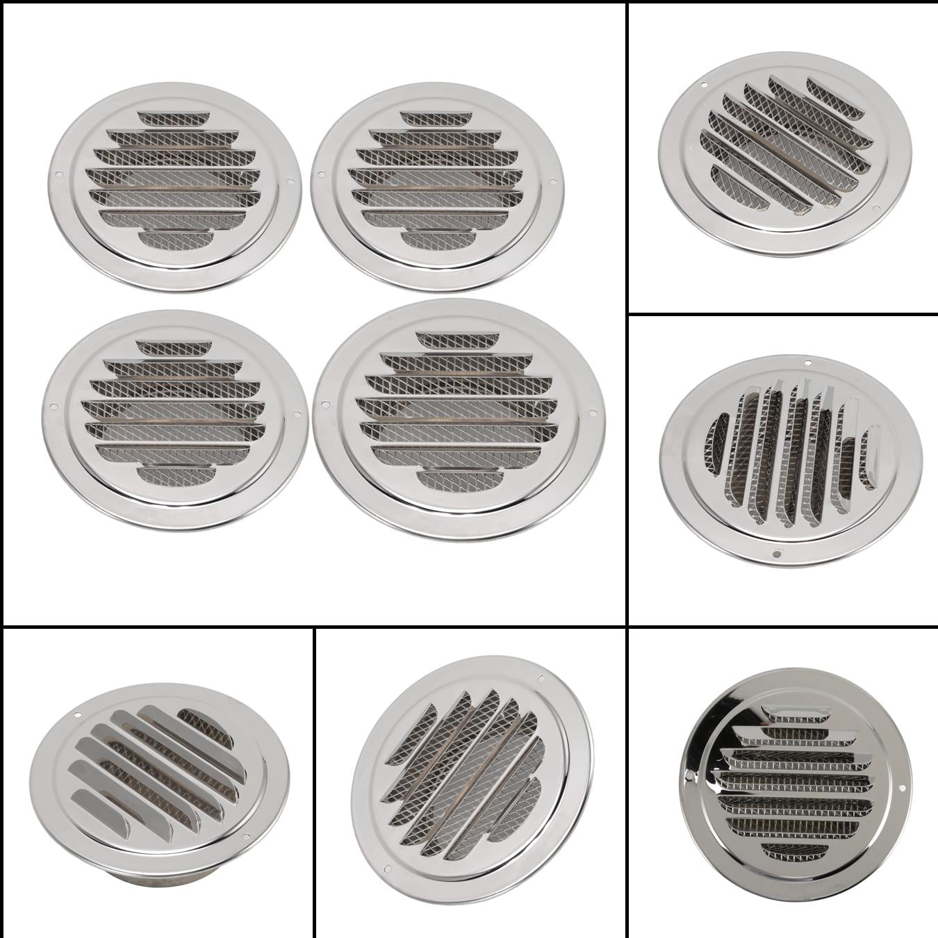 Durable Stainless Steel Air Vent Cover, Weatherproof Round Duct For ...