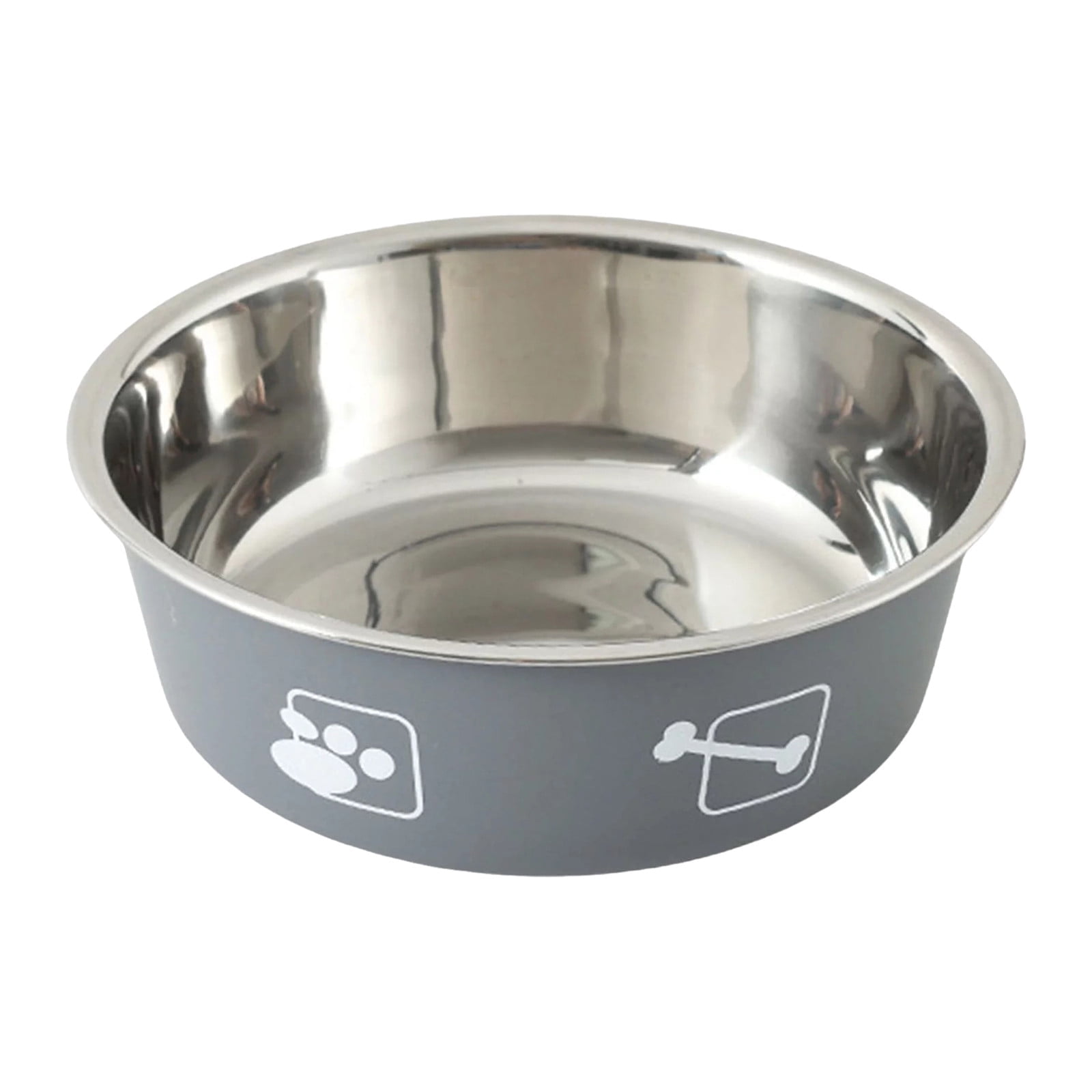 Durable Stainless Steel Dog Bowl with Non- Base for Food and Water ...