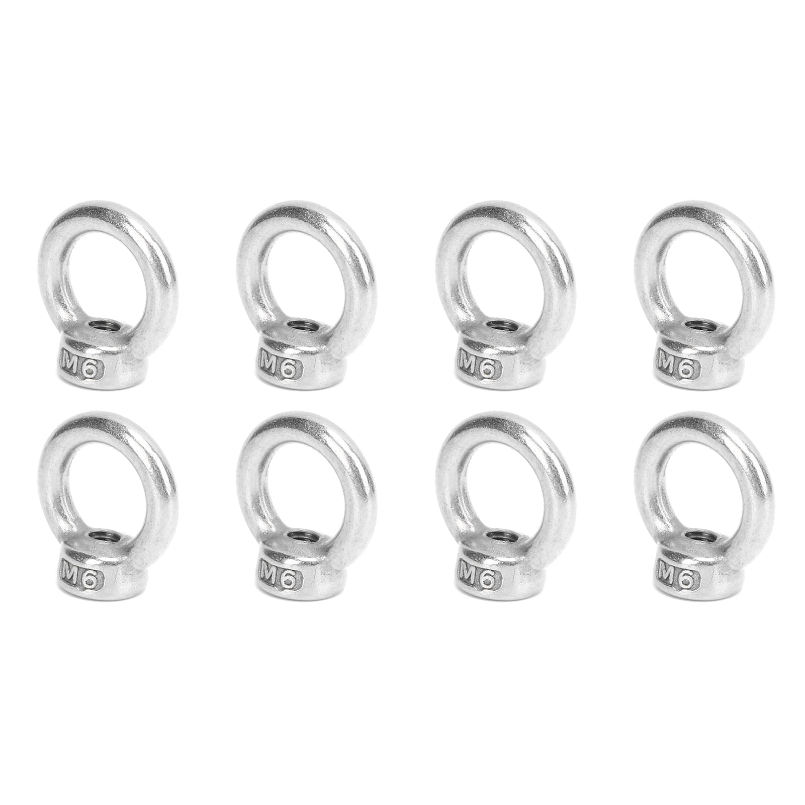 Durable Stainless Steel Eye Nut, 8,Pack, Versatile Lifting Points for ...