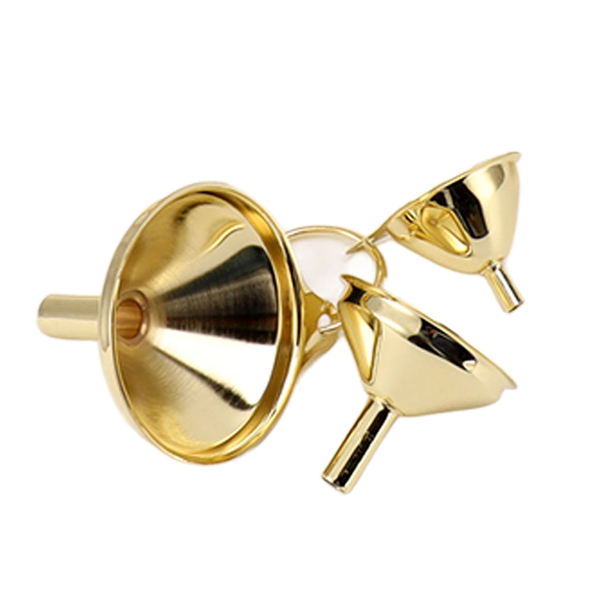 Durable Stainless Steel Funnels Set, Side Handle For Controlled Pouring ...