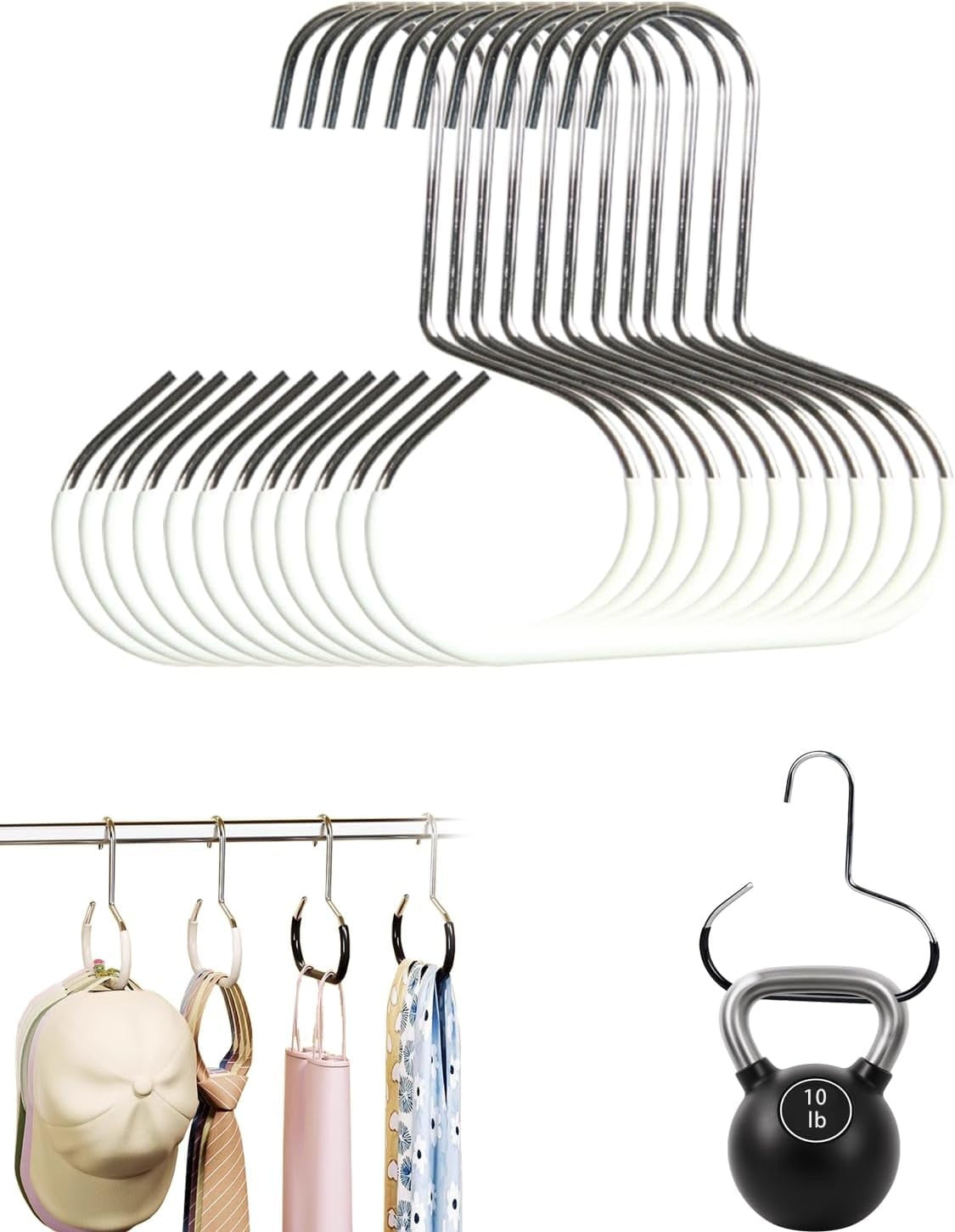 Durable Steel Hangers: Maximize Closet Space with Versatile Storage ...