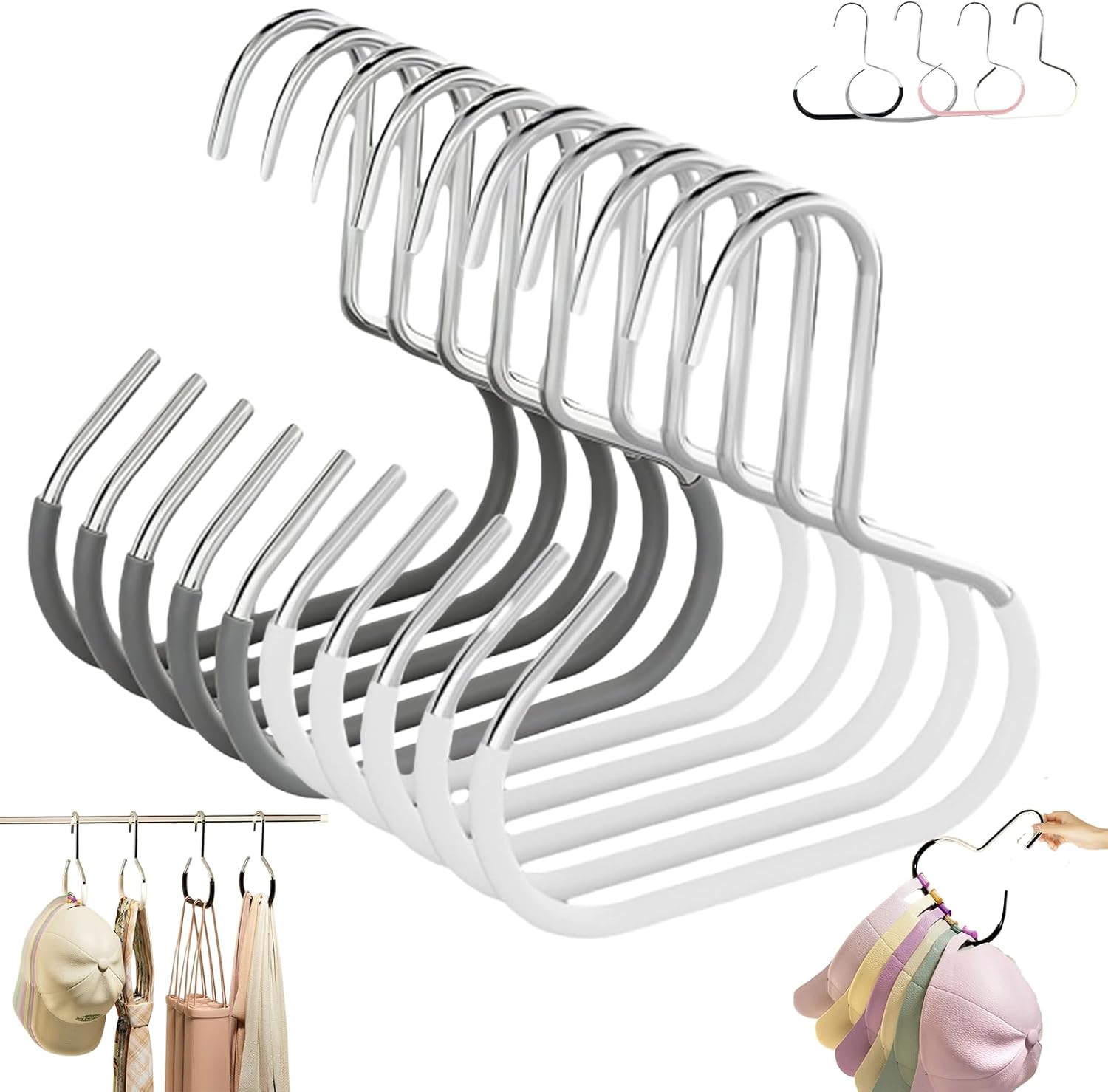 Durable Steel Hangers,Maximize Closet Space with Versatile Storage ...