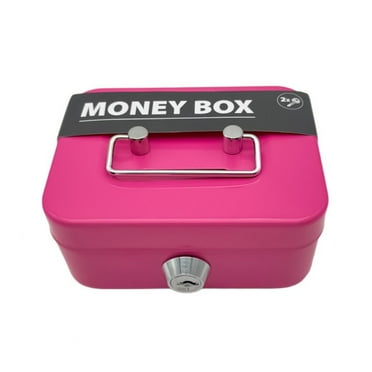 Honeywell Small Key Locking Steel Cash Box with Removable Tray 1 Bill/3 ...