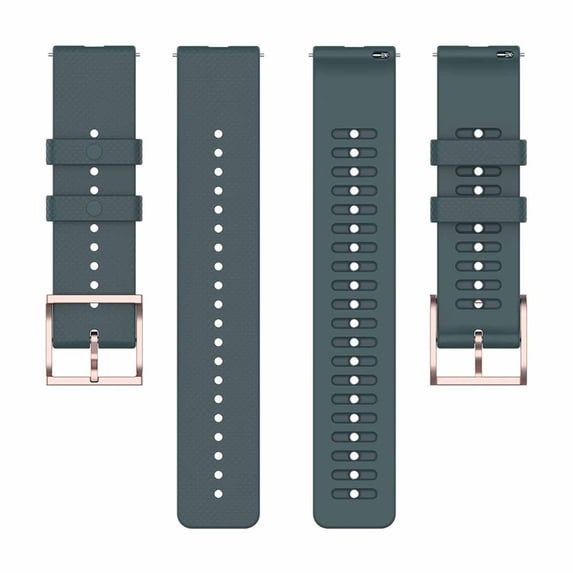 Durable Sweatproof Silicone Smartwatch Band Compatible with Multiple ...
