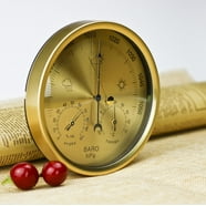 Precision 3.25 inch Wall Barometer with Weather Measure Gauge and ...