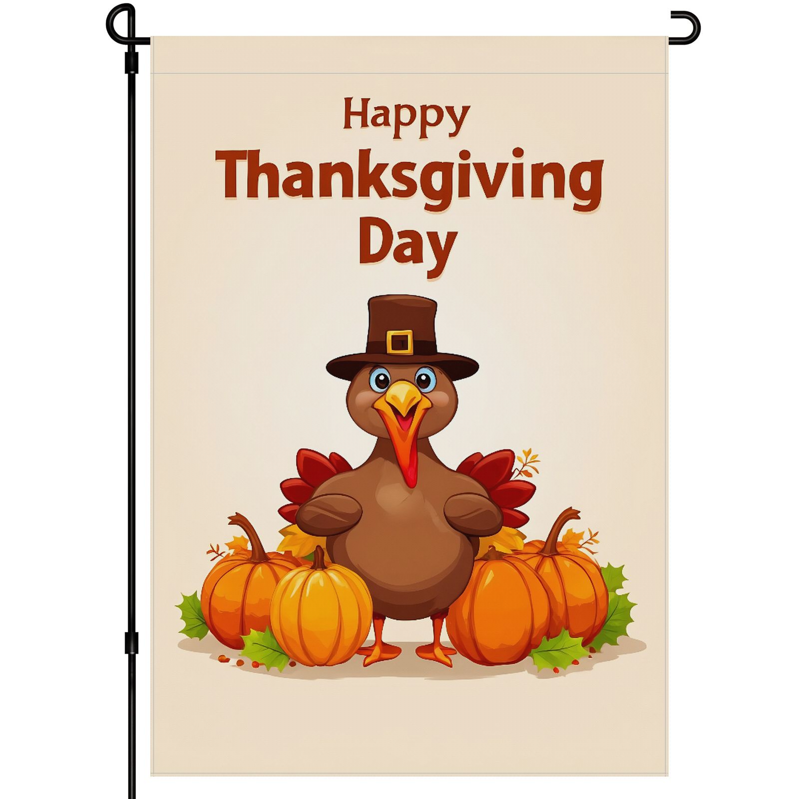 Durable Thanksgiving Outdoor Garden Flags Happy Thanskgiving ...