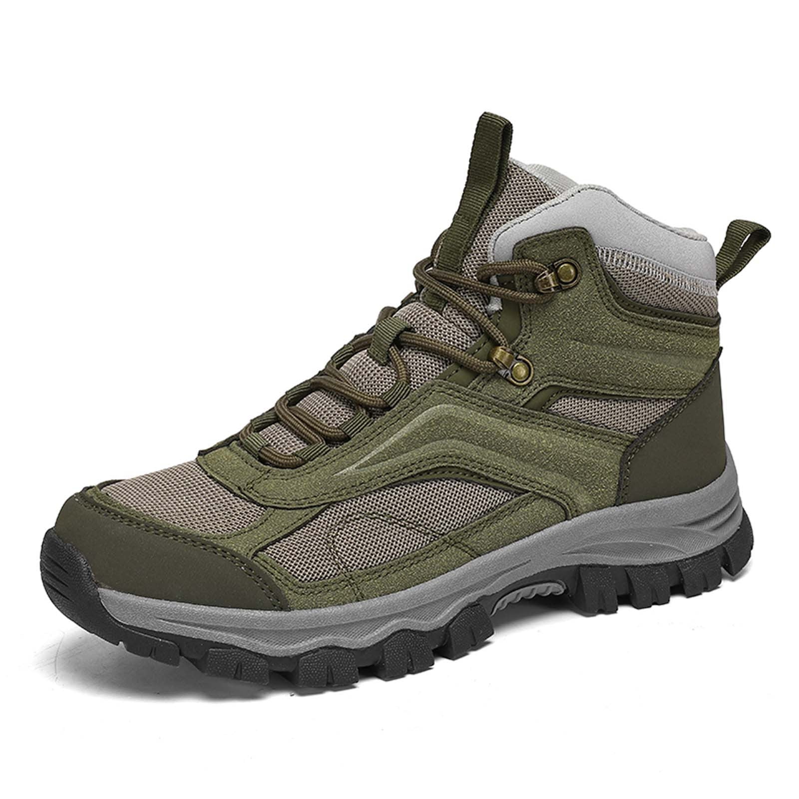 Durable Traction Mens Hiking Boots Wilderness Camping Trekking Outdoor ...