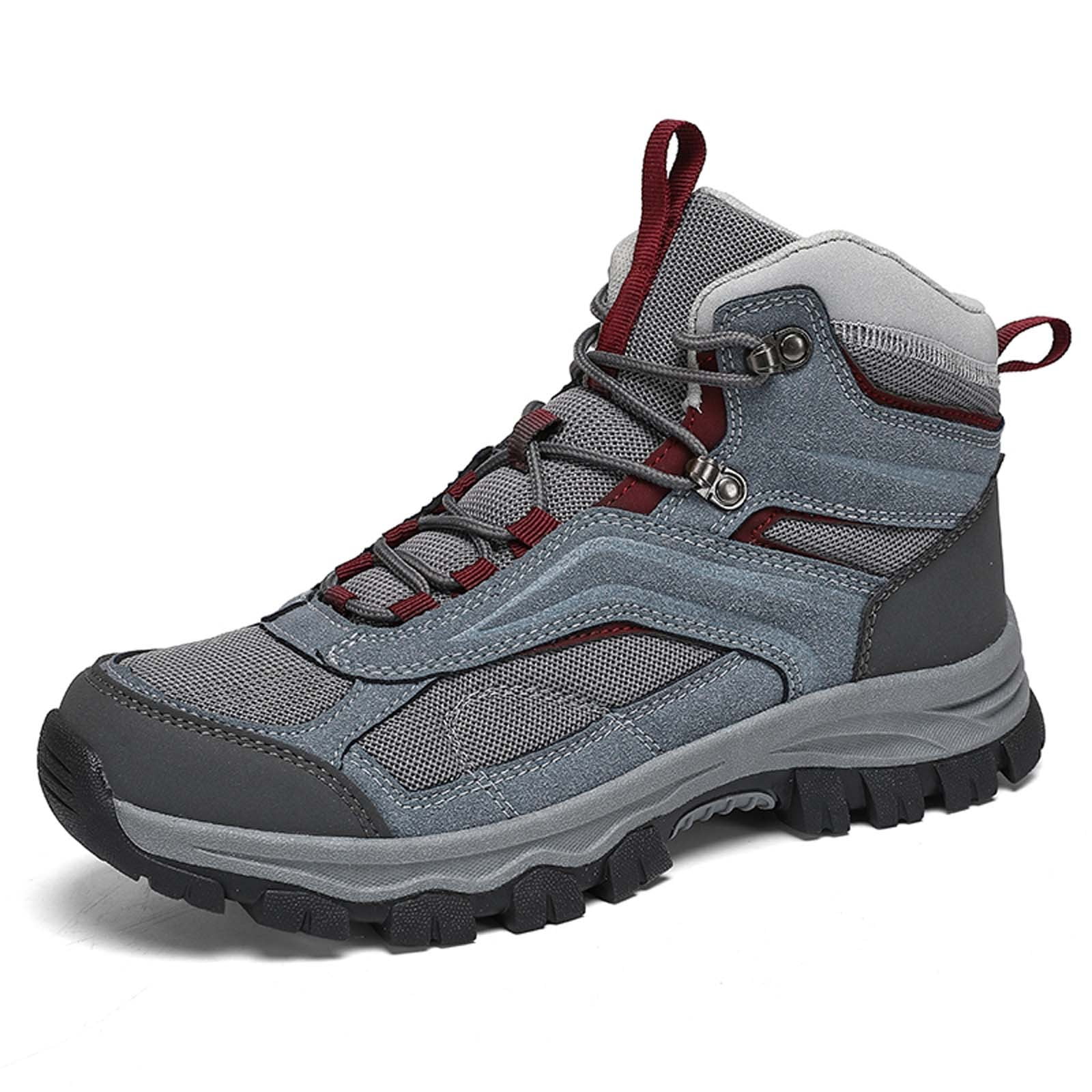 Durable Traction Mens Hiking Boots Wilderness Camping Trekking Outdoor ...
