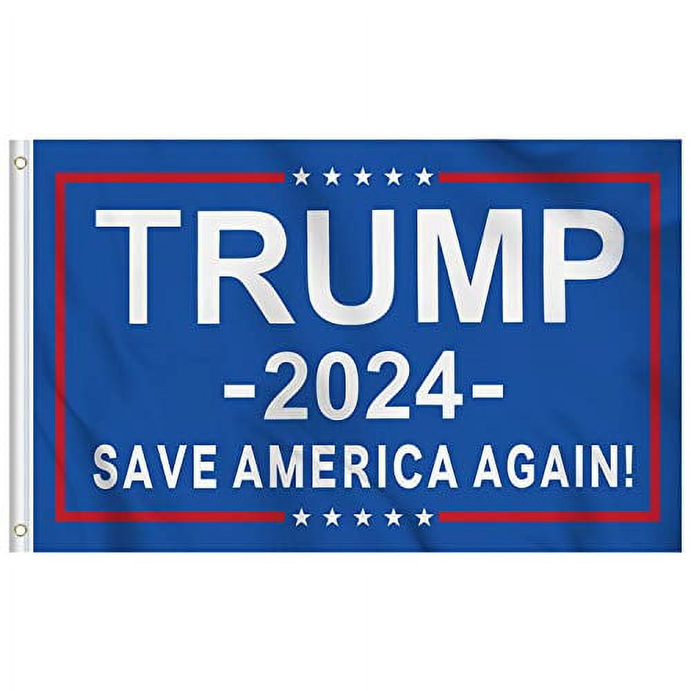 Durable Trump 2024 Save America Again Flag Dorm Room Man Cave House ...
