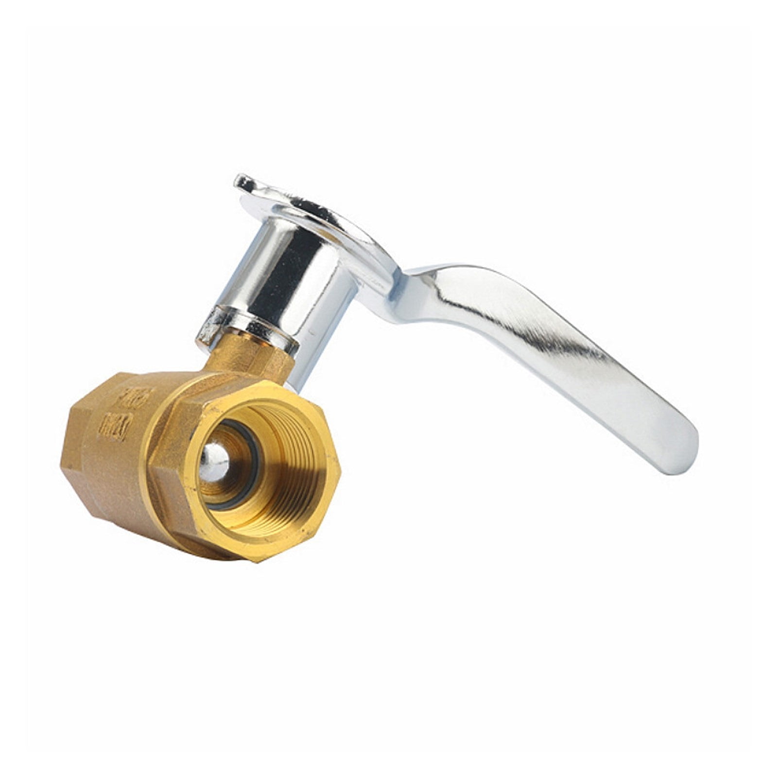 Durable Two Way Ball Value DN20 DN15 For Water Gas Liquefied Gas With Aluminum Alloy / Zinc ...