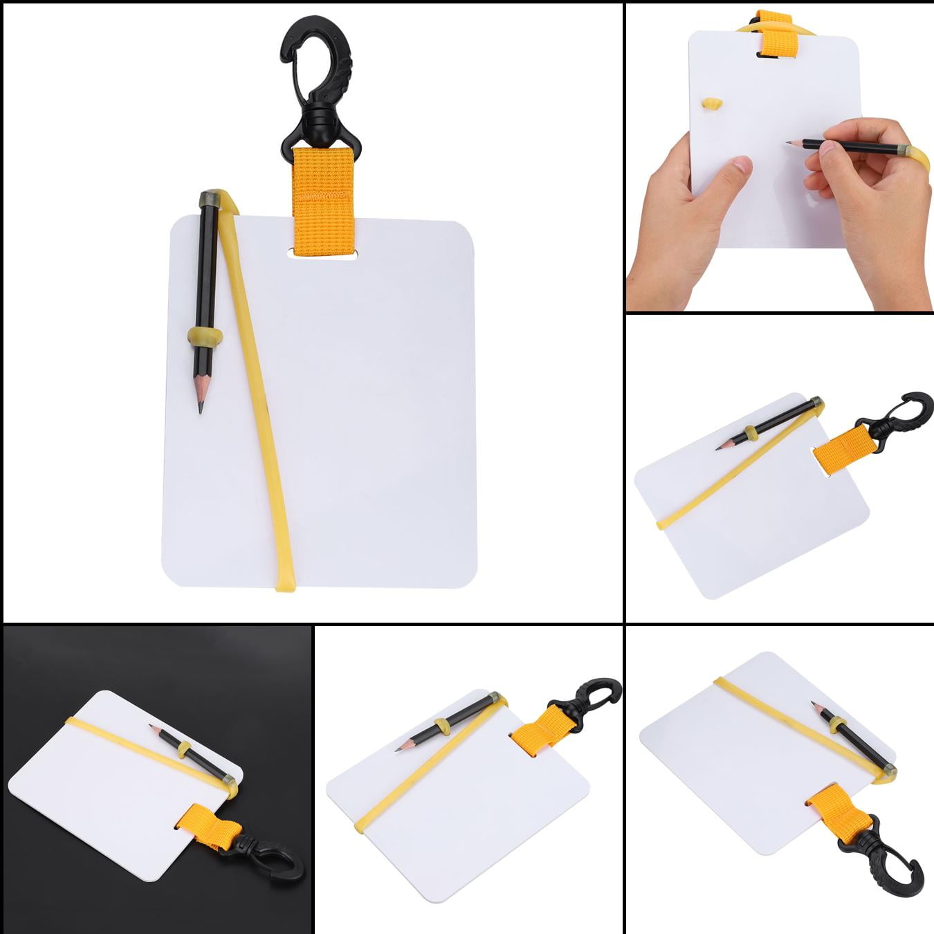 Durable Underwater Writing Slate With Pencil & Clip – Essential For ...