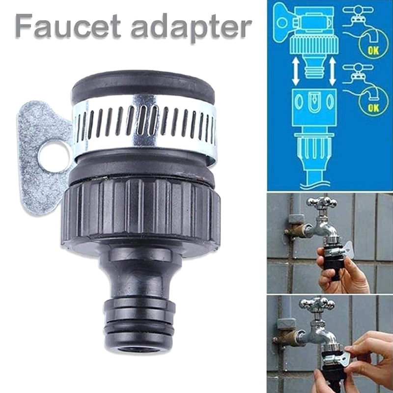 Durable Universal Water Faucet Adapter Plastic Hose Fitting Quick ...