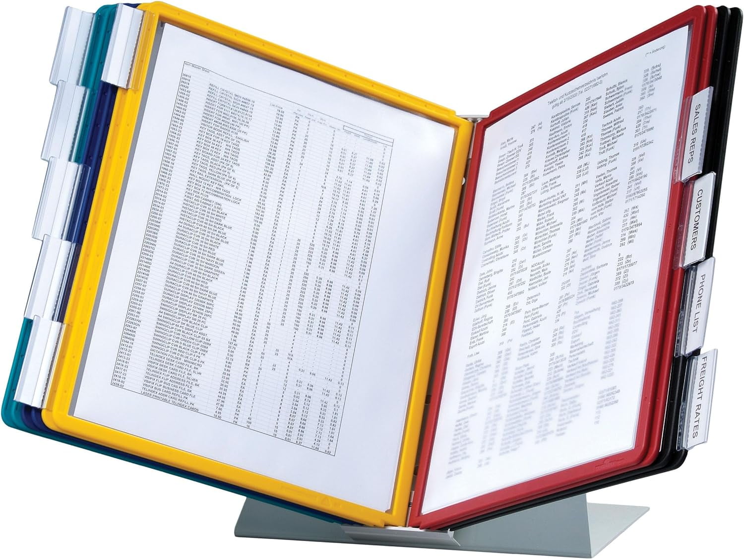 Durable VARIO 20 Pocket Desktop Reference System - Letter Size 10 ...