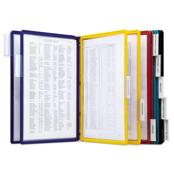 Durable Vario Wall Reference System, 10 Panels, Assorted Borders And ...