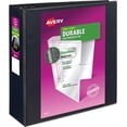 Durable View 3 Ring Binder, 4 Inch EZD Rings, 1 Black Binder (09800 ...
