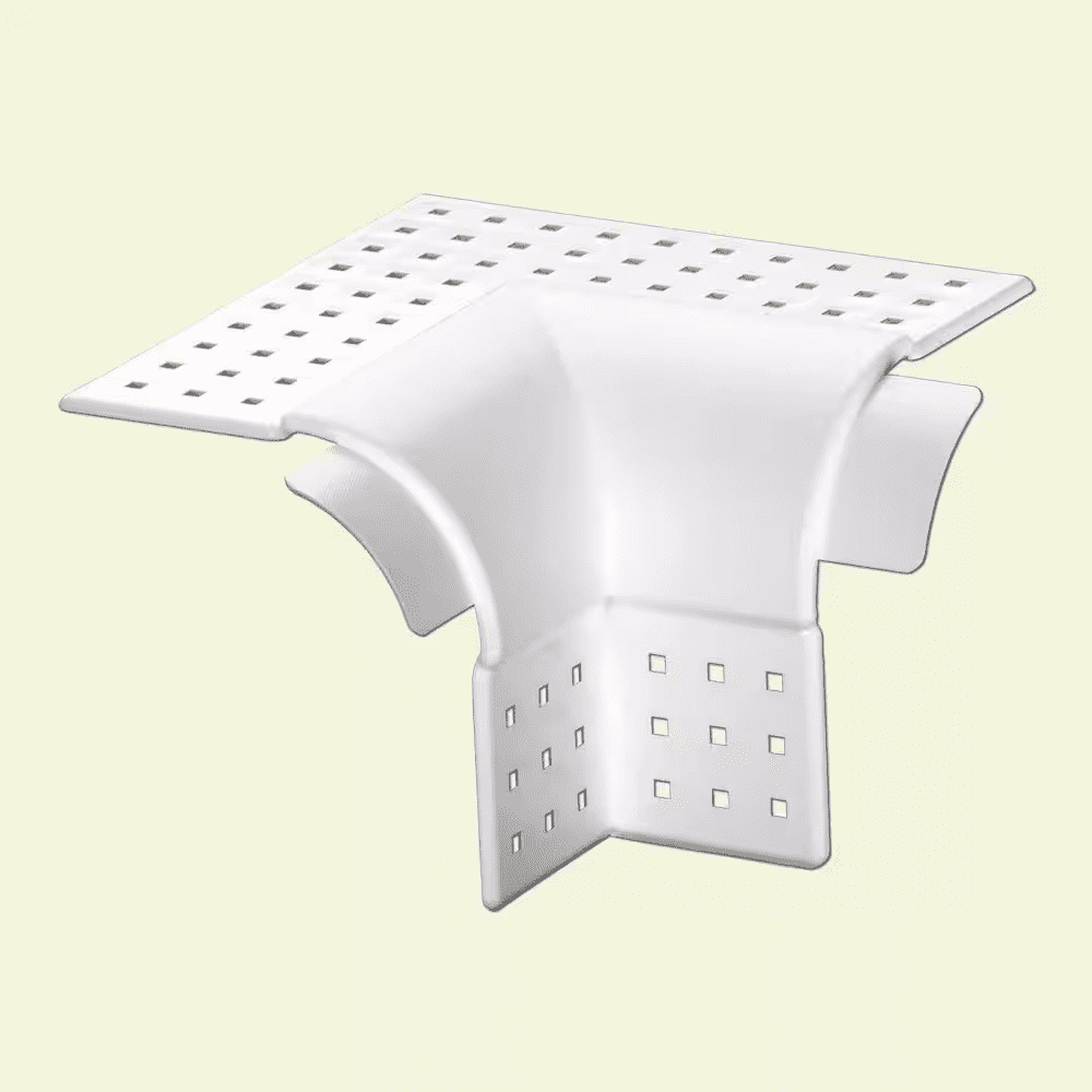 Durable Vinyl 2-Way 3/4in Corner Caps 50-PACK for Capping Doorway ...