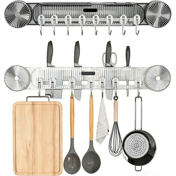 Durable Wall Mounted Inline Vacuum Hooks, No Hole Punching & Waterproof ...