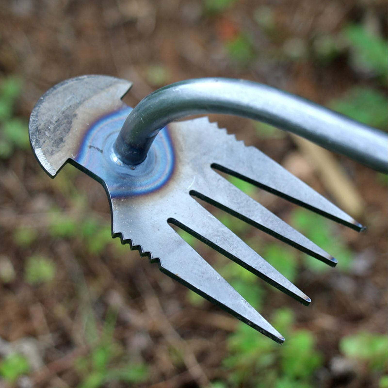Durable Weed Puller Tool, 4 Tooth Gardens Puller, Household Manganese ...