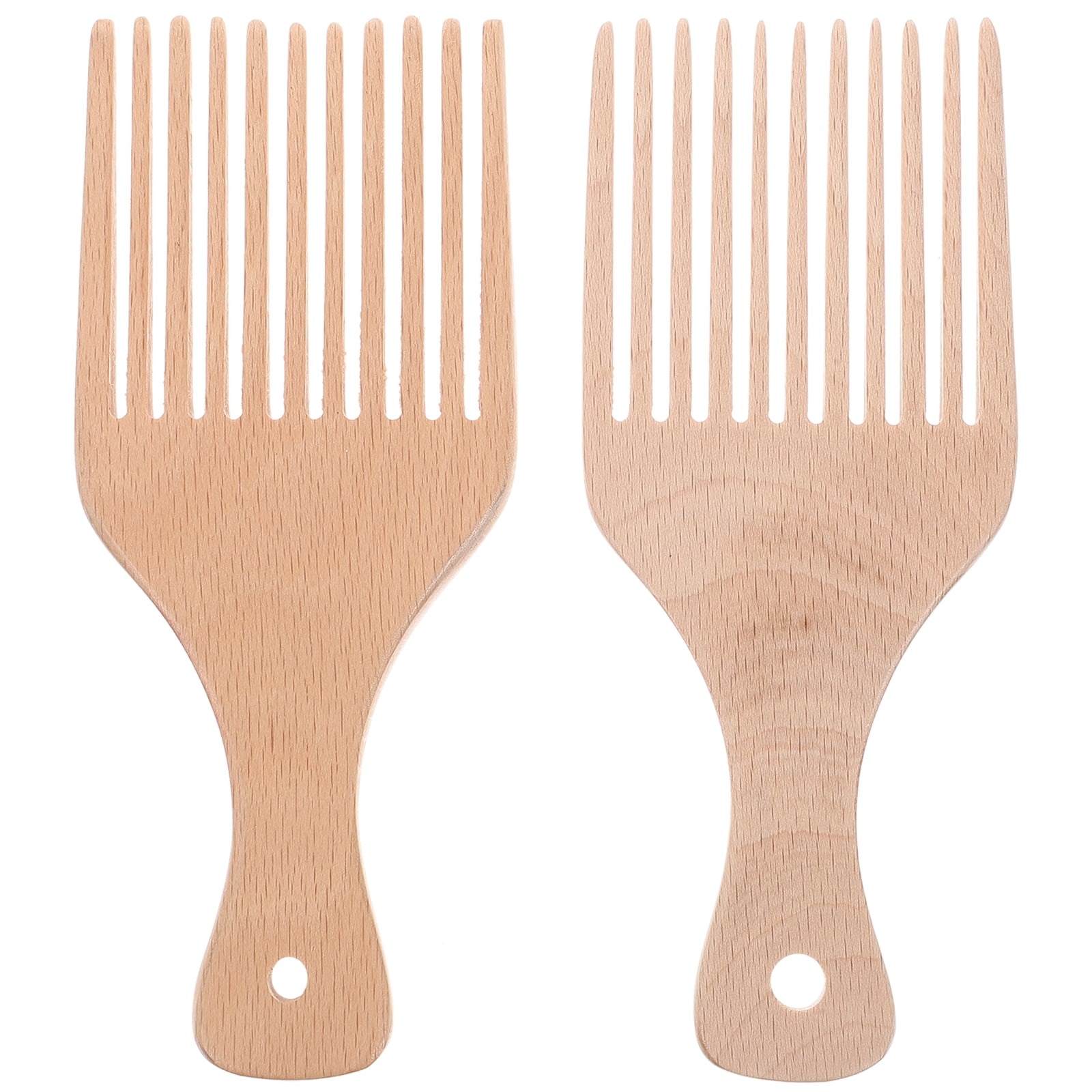 Durable Wooden Comb Afro Pick Hair Lift Comb Non-Static Comb for Women ...