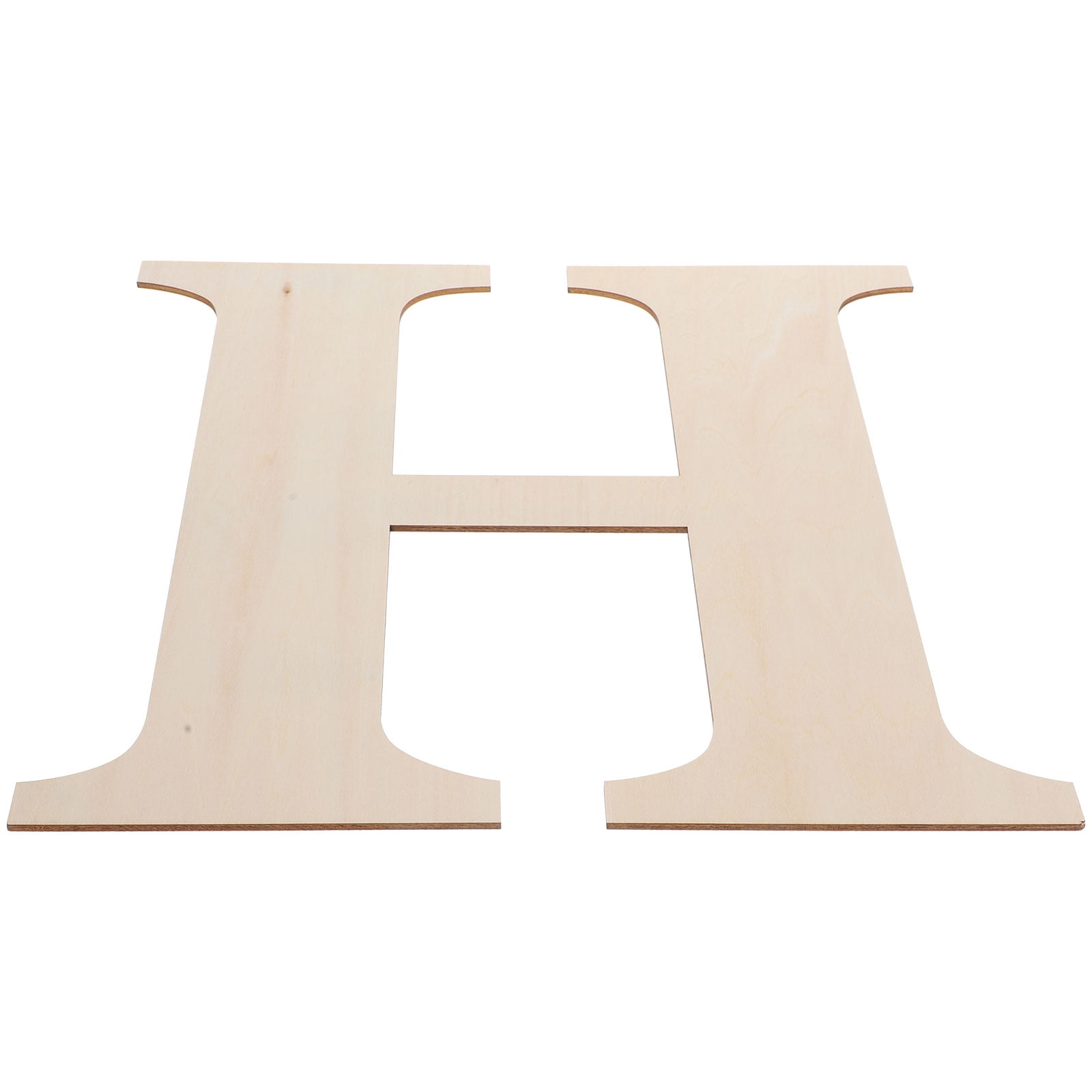 Gift Wooden Decorative Letter Ornament for Home 2pcs Wooden Letter ...