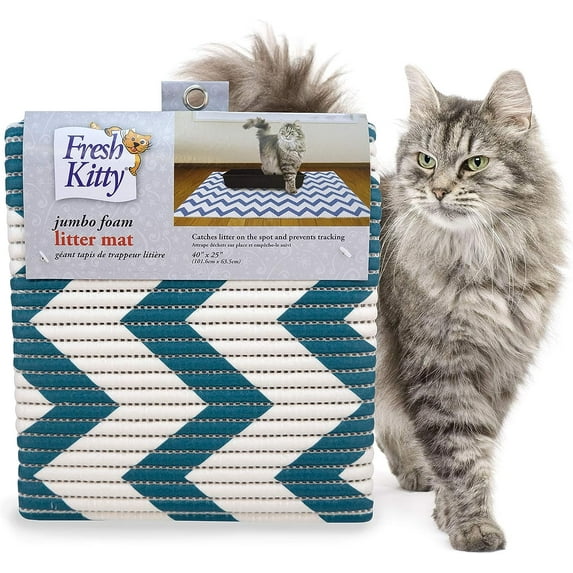 Durable XL Jumbo Foam Litter Mat – Phthalate and BPA Free, Water ...