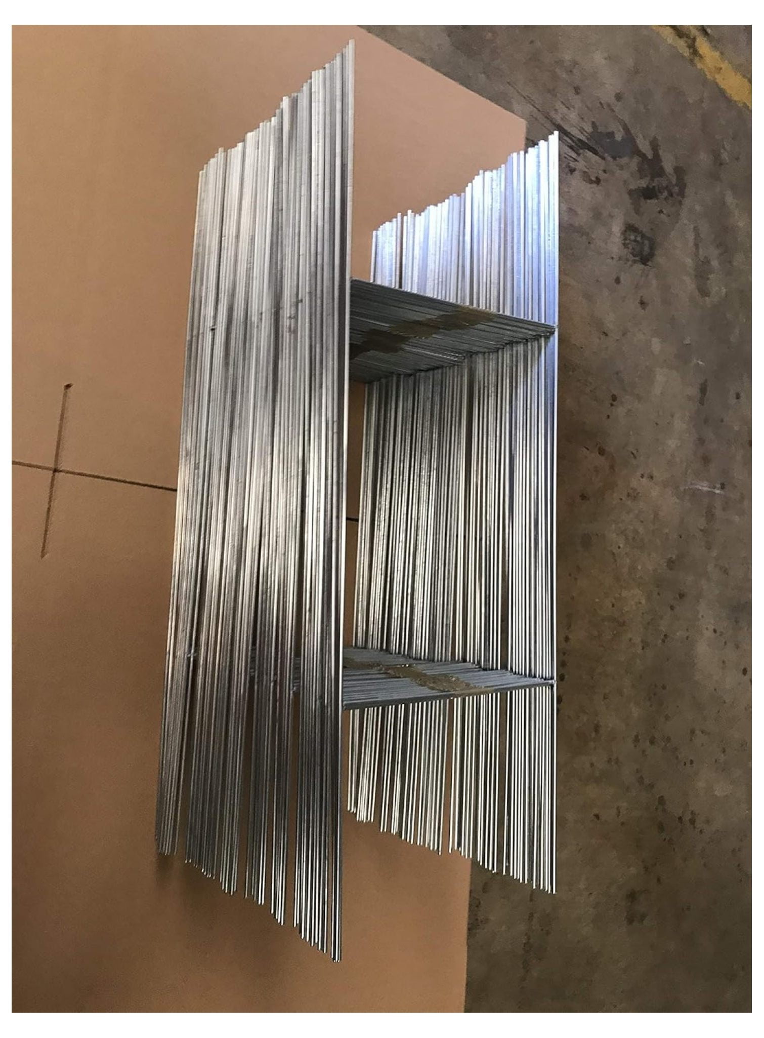 Durable Yard Signs Stake Pack of 100 Metal Stake Double H-Frame 10 inch ...