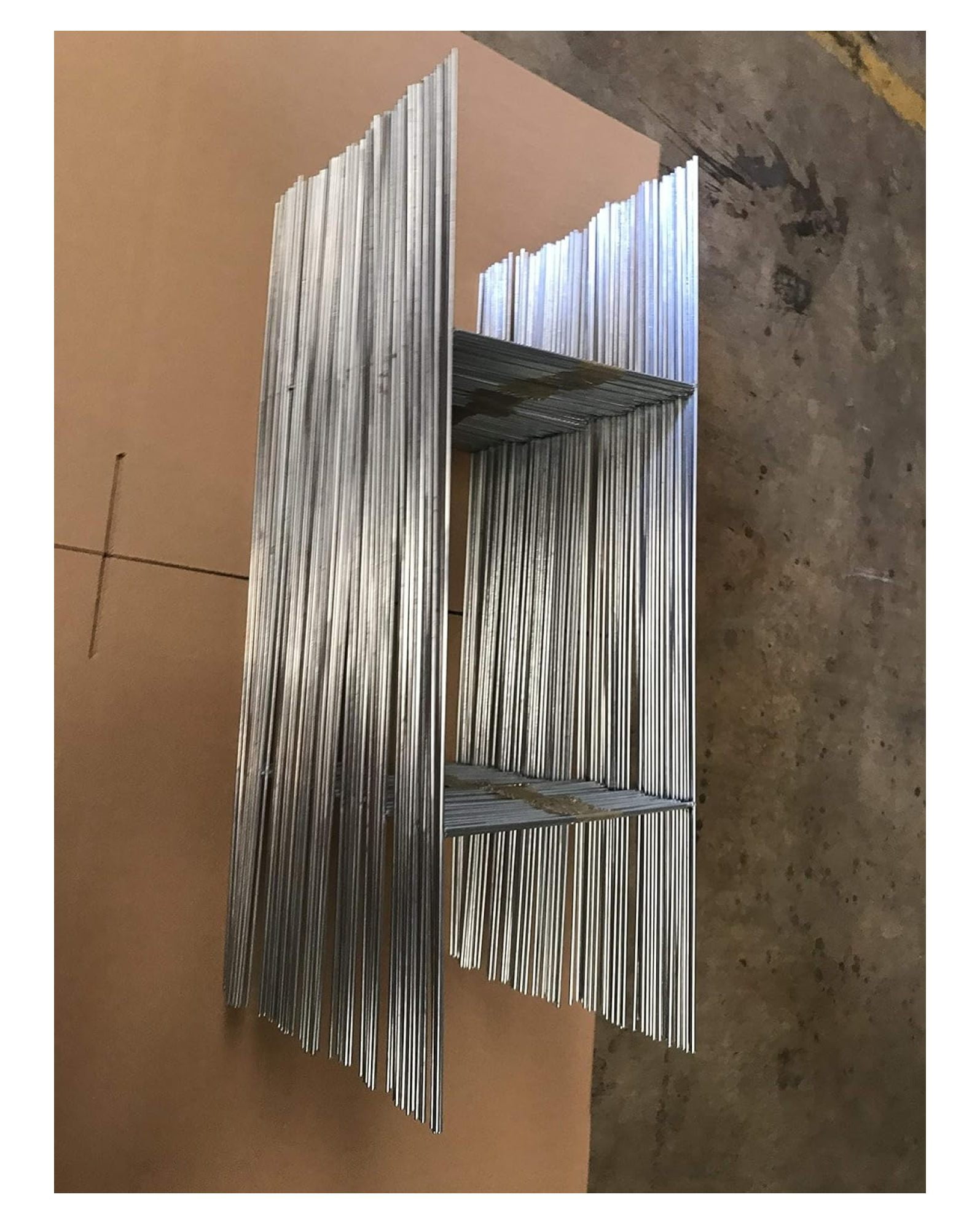 Durable Yard Signs Stake Pack of 100 Metal Stake Double H-Frame 10 inch ...