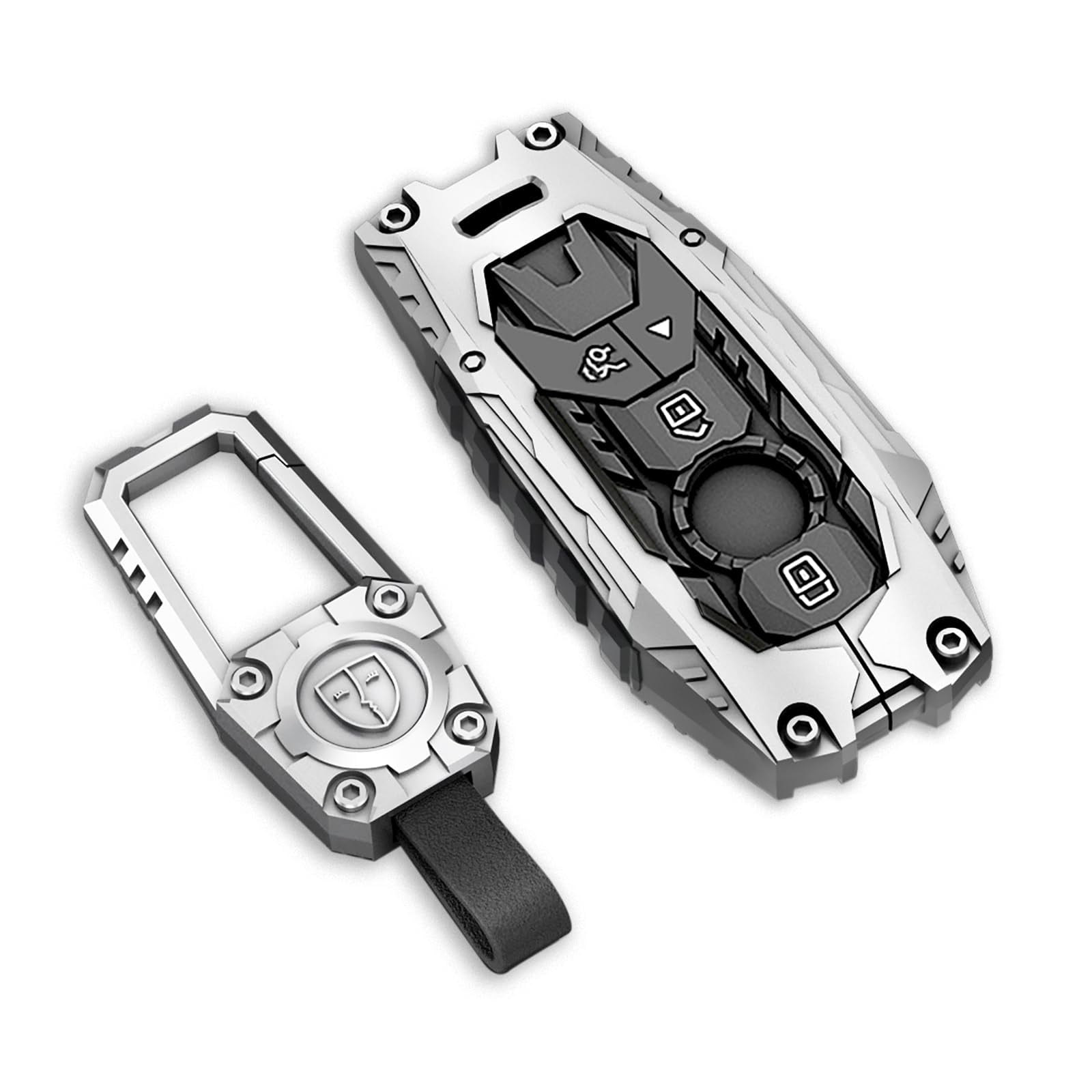 Durable Zinc Alloy Full-Cover Smart Key Case for Mercedes-Benz 2019 ...