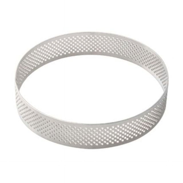 Durable and Practical Stainless Steel Perforated Tart Ring Tool ...