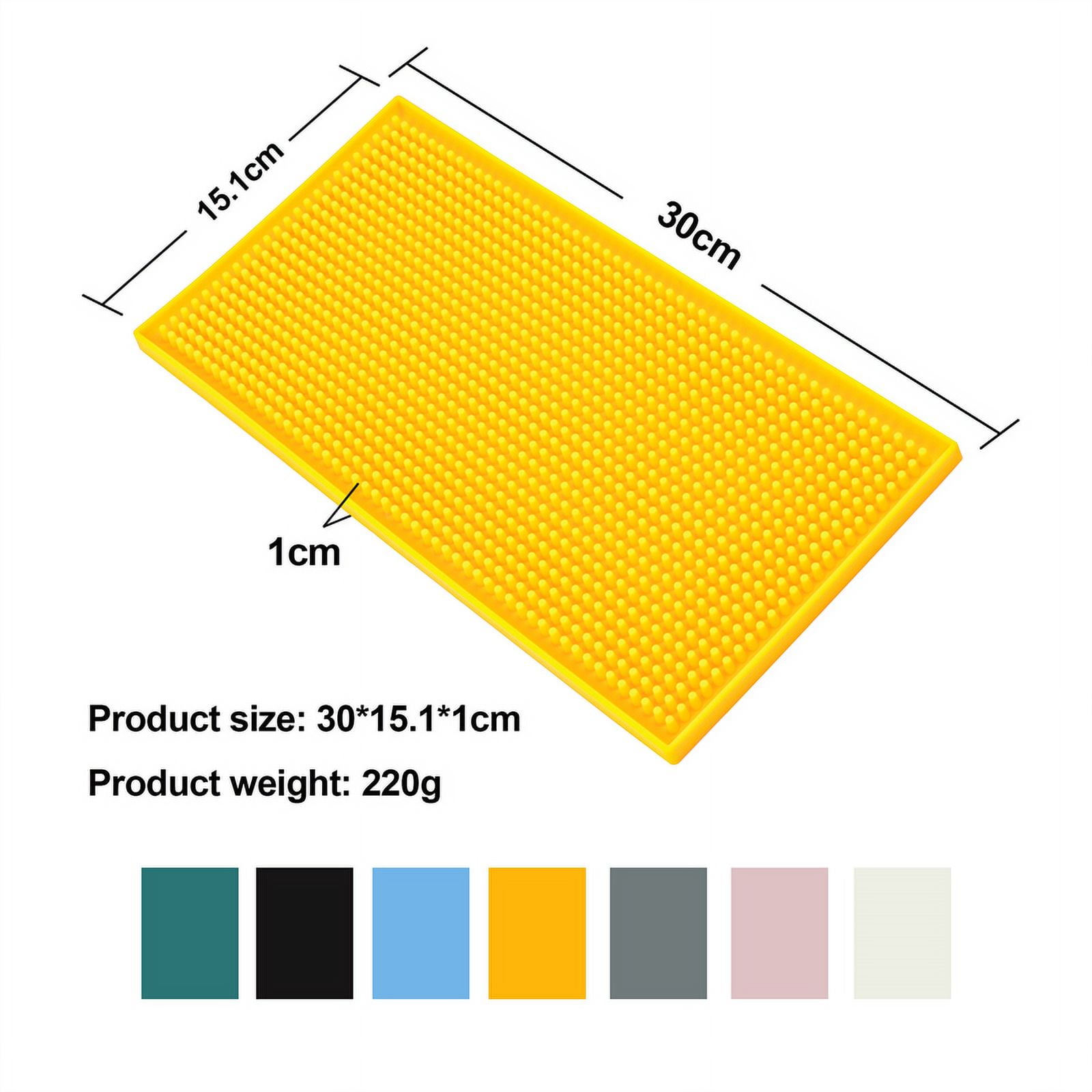 Durable and Stylish Silicone Bar Mat for Spills Coffee and Glass Drying ...