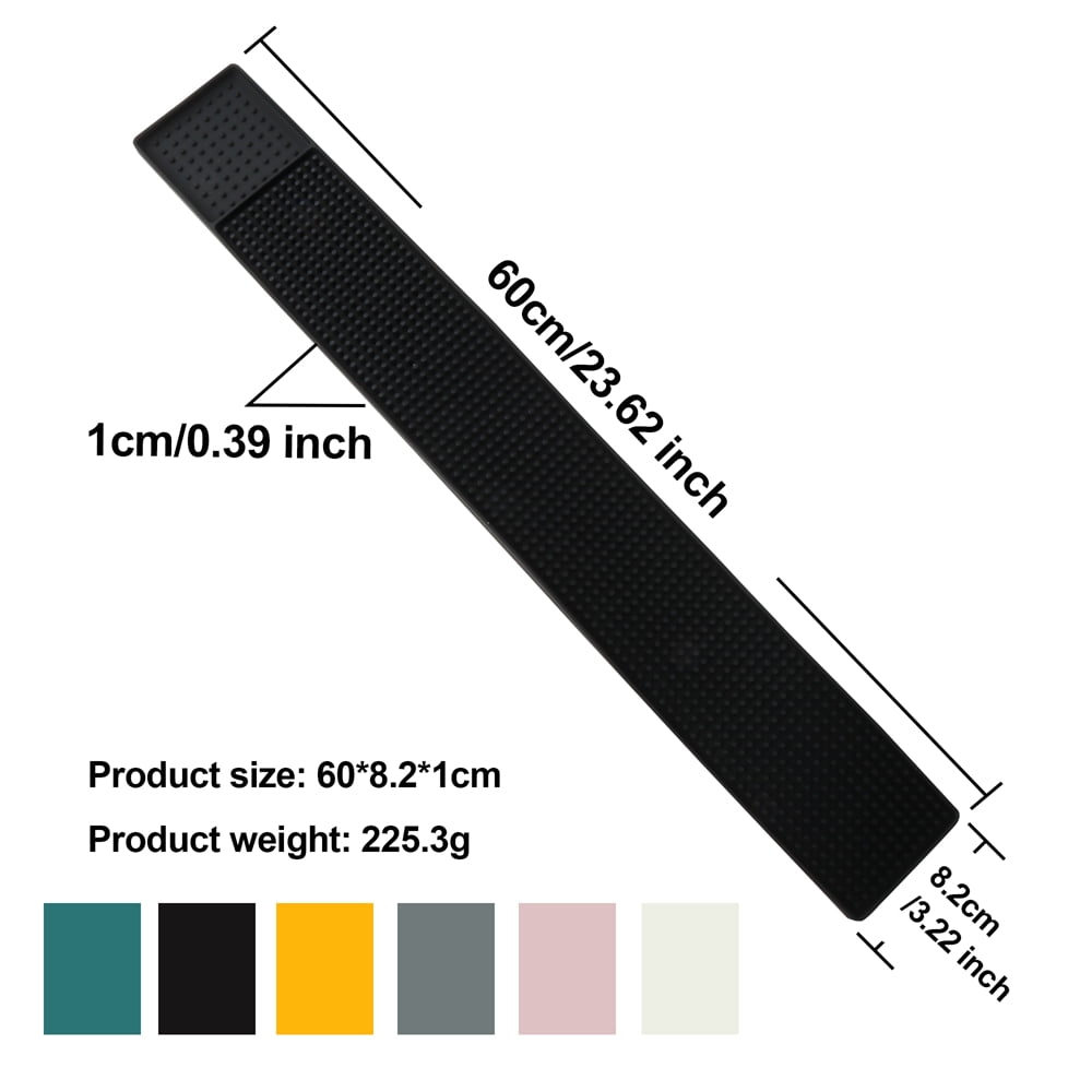Durable and Stylish Silicone Bar Mat for Spills Coffee and Glass Drying ...