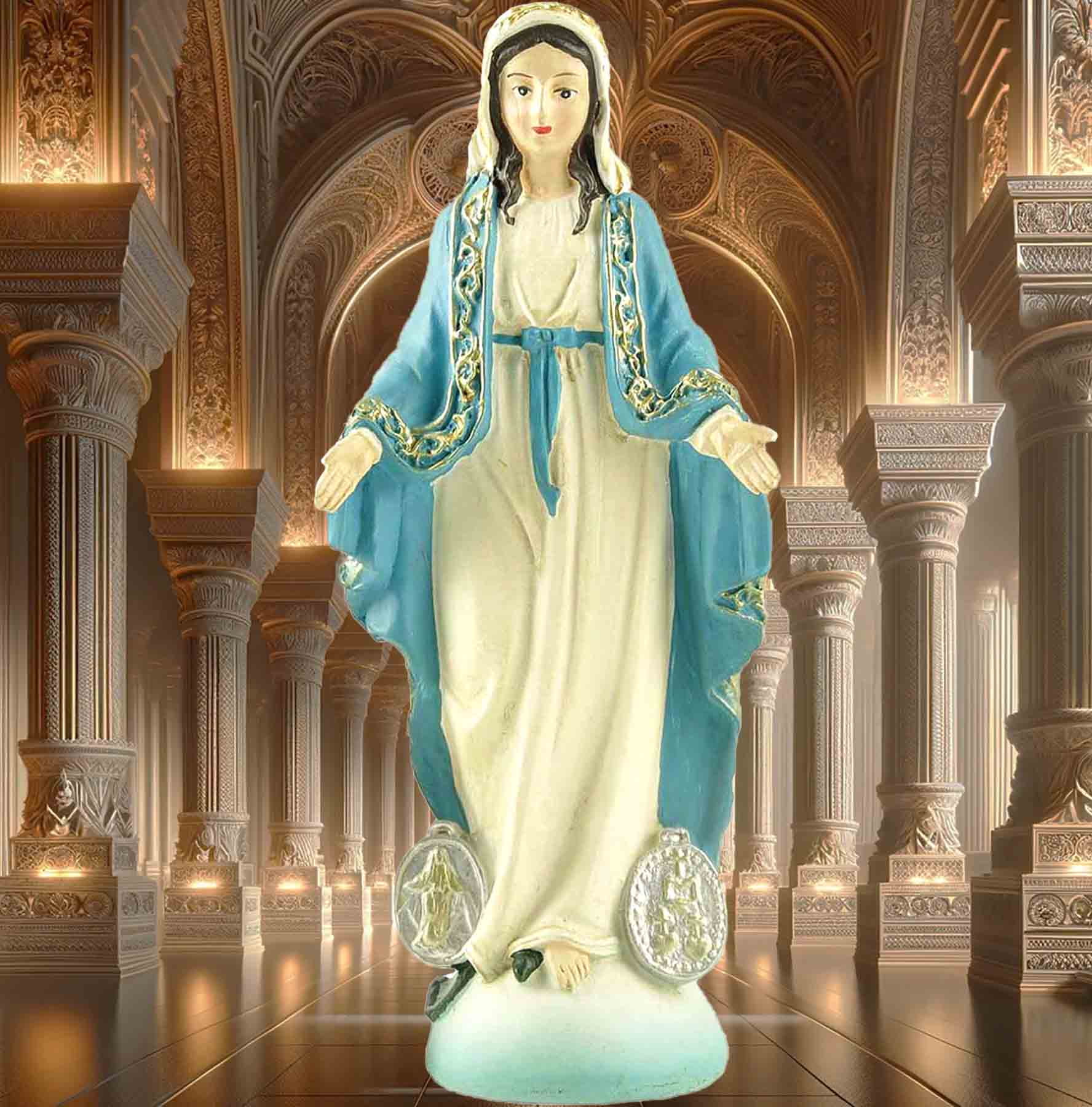 DurableDelights Virgin Mary Statue - Our Lady of Grace , Suitable for ...