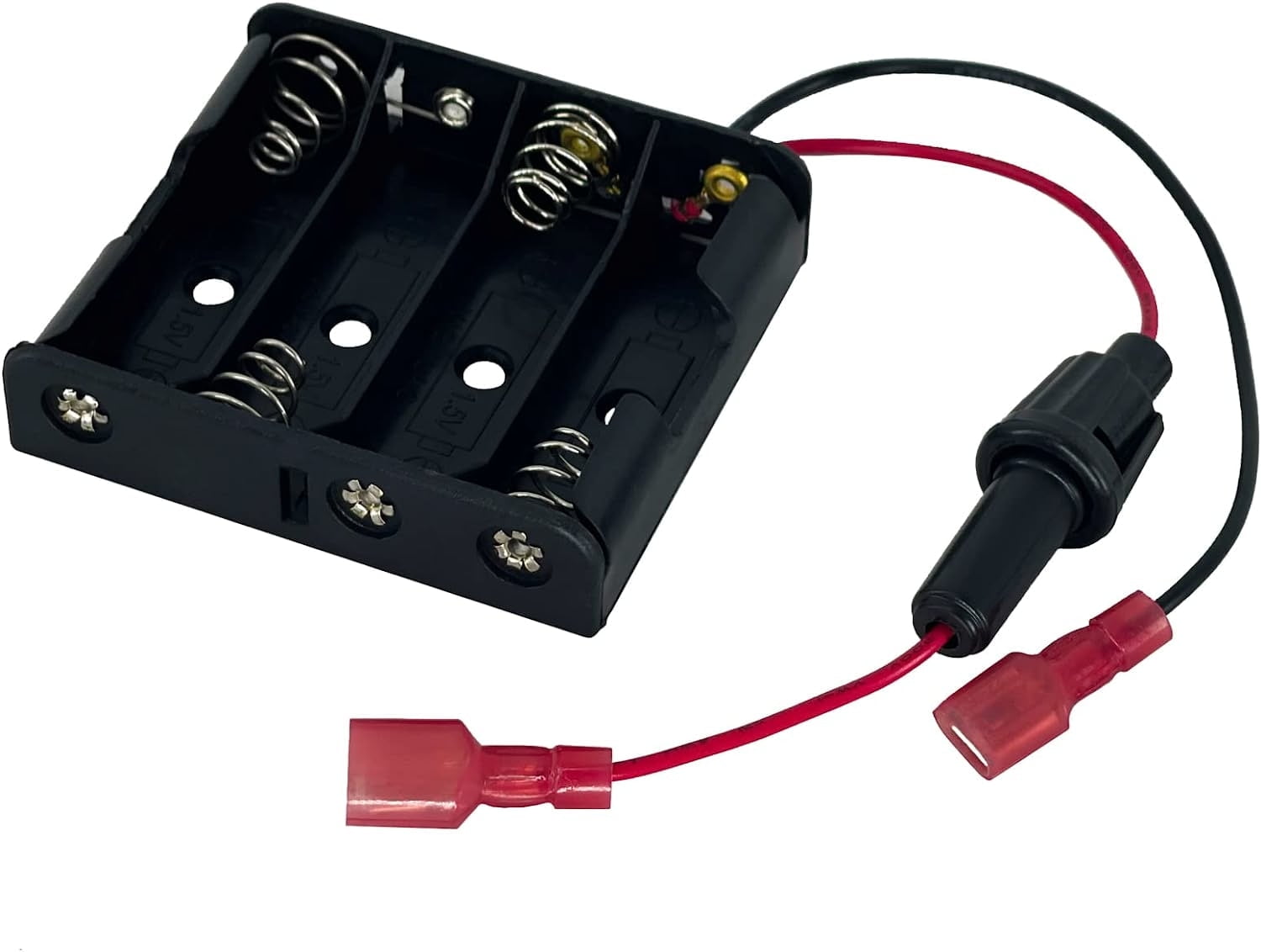 Durablow 6V DC Battery Pack with Fuse Compatible with Dexen Fireplace ...