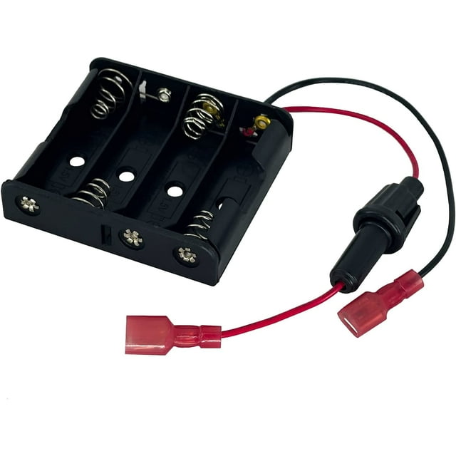 Durablow 6V DC Battery Pack with Fuse Compatible with Dexen Fireplace ...