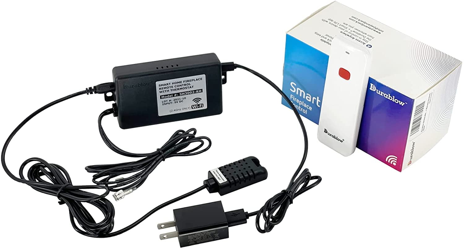 Durablow SH3002-RH Gas Fireplace Wifi Smart Home Remote Control for ...