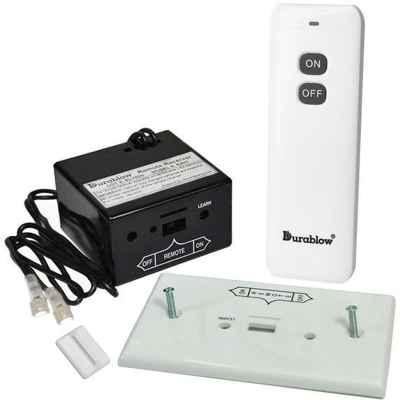 Durablow TR1001 Gas Fire Fireplace Remote Control Kit for Millivolt ...