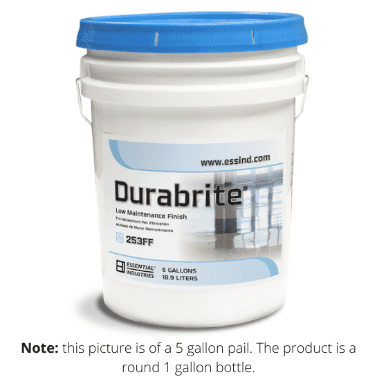 Durabrite Floor Finish, 1 Gal – High Gloss, Scuff-Resistant, Non ...