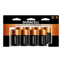 Duracell Coppertop Alkaline C Batteries, 8 Pack, Long Lasting, 1.5 Volt ...