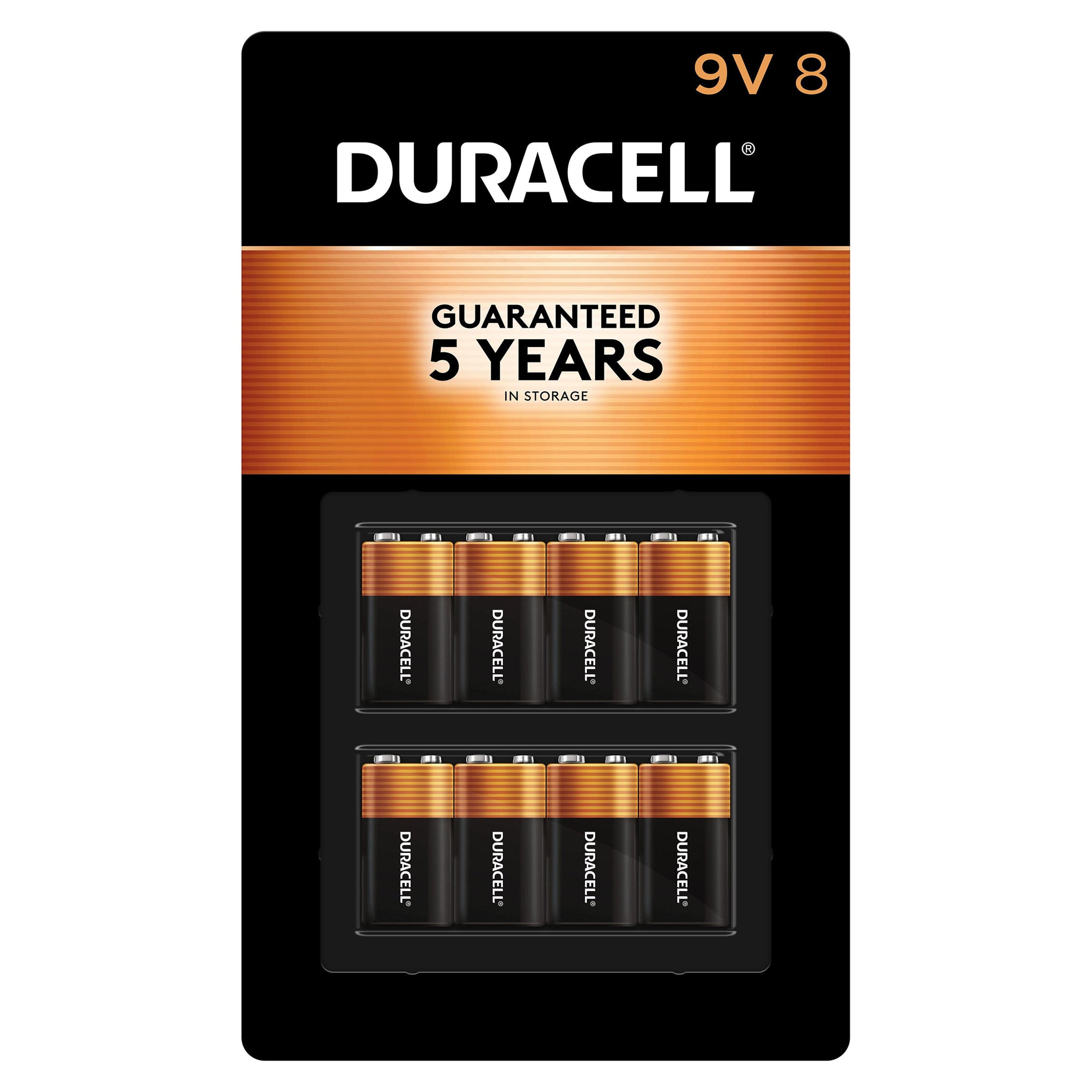 Duracell 9V Alkaline Batteries, 8-Count - Walmart.com