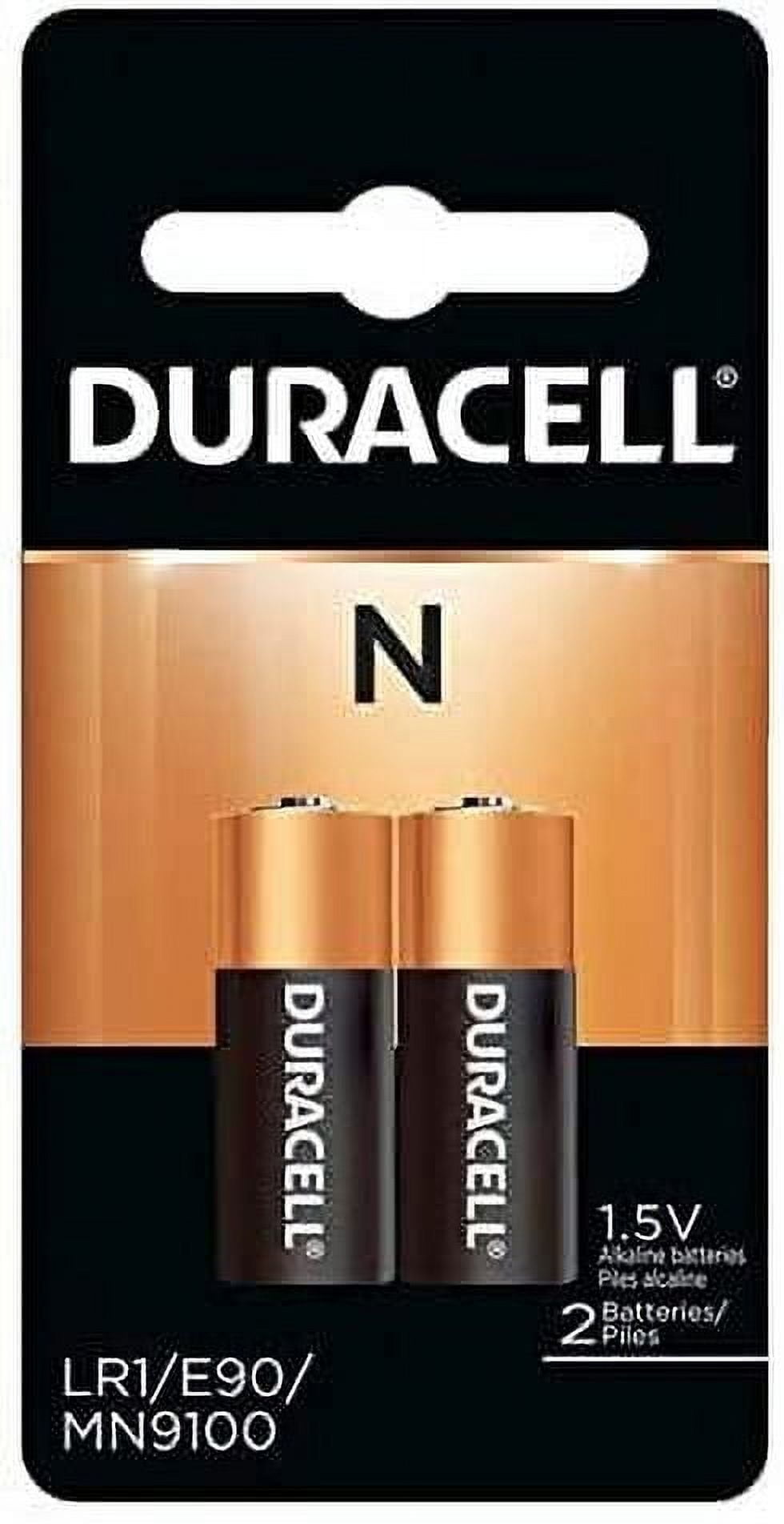 Duracell Alkaline 1.5V Battery, Size N 2 each (Pack of 4) + Free ...