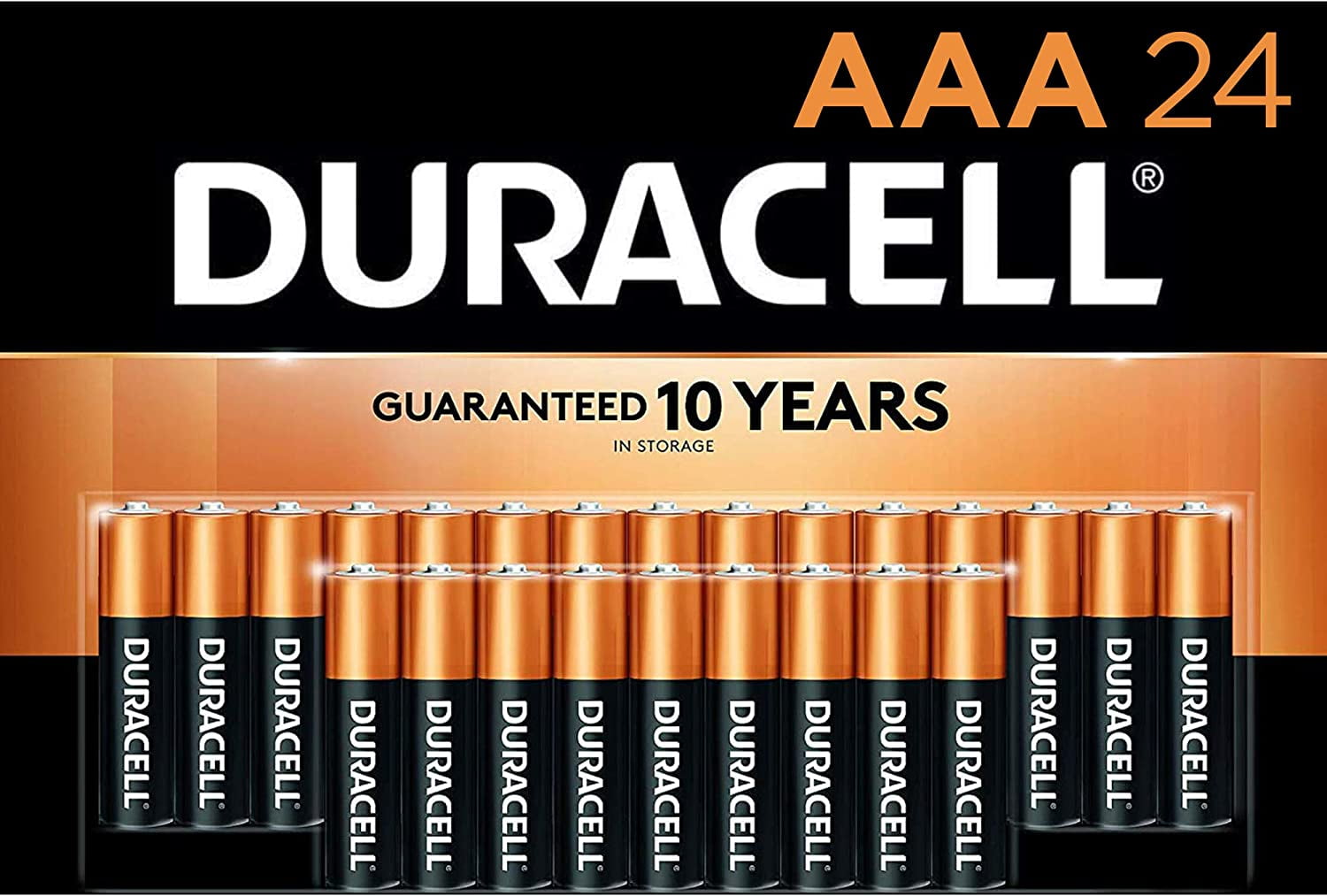 Duracell AAA Batteries, Alkaline, Long Lasting, 24 Count - Walmart.com